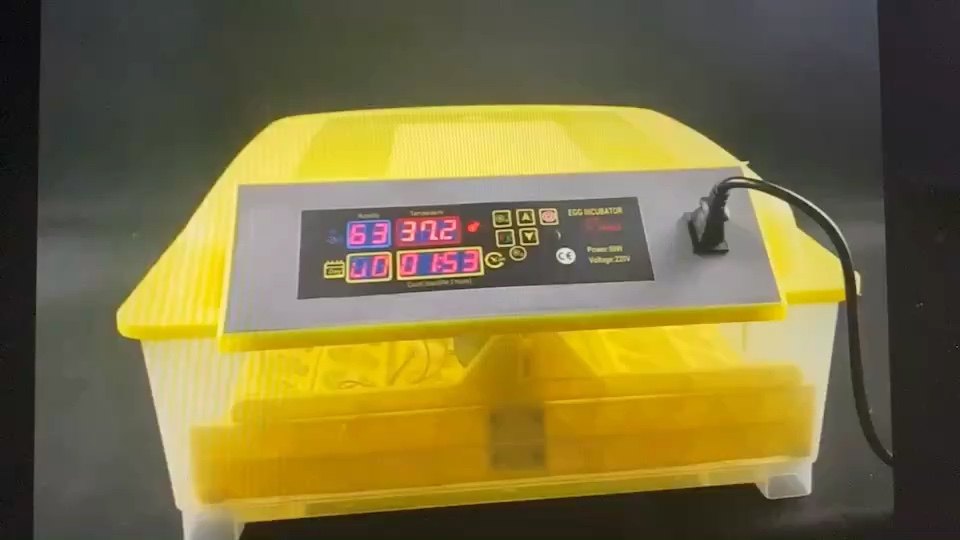 Full Automatic Egg Incubator Mini Incubator 48 Eggs Incubator 12 Volt ...