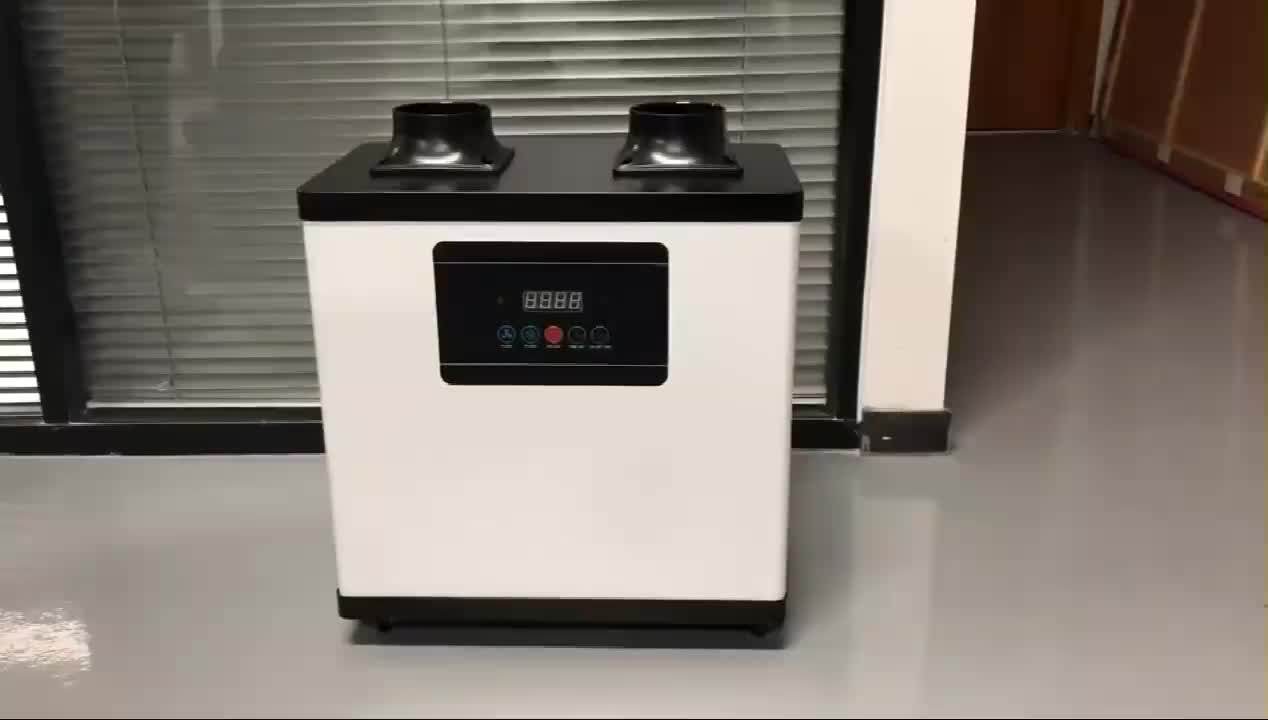 330w /220w Co2 Cnc Laser Cutting Machine Air Filter Fume Extractor ...