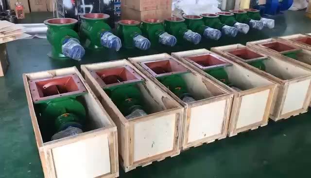 Buhler Rotary Valve Air Lock For Flour Mill Rotary Air Sluice 304 ...