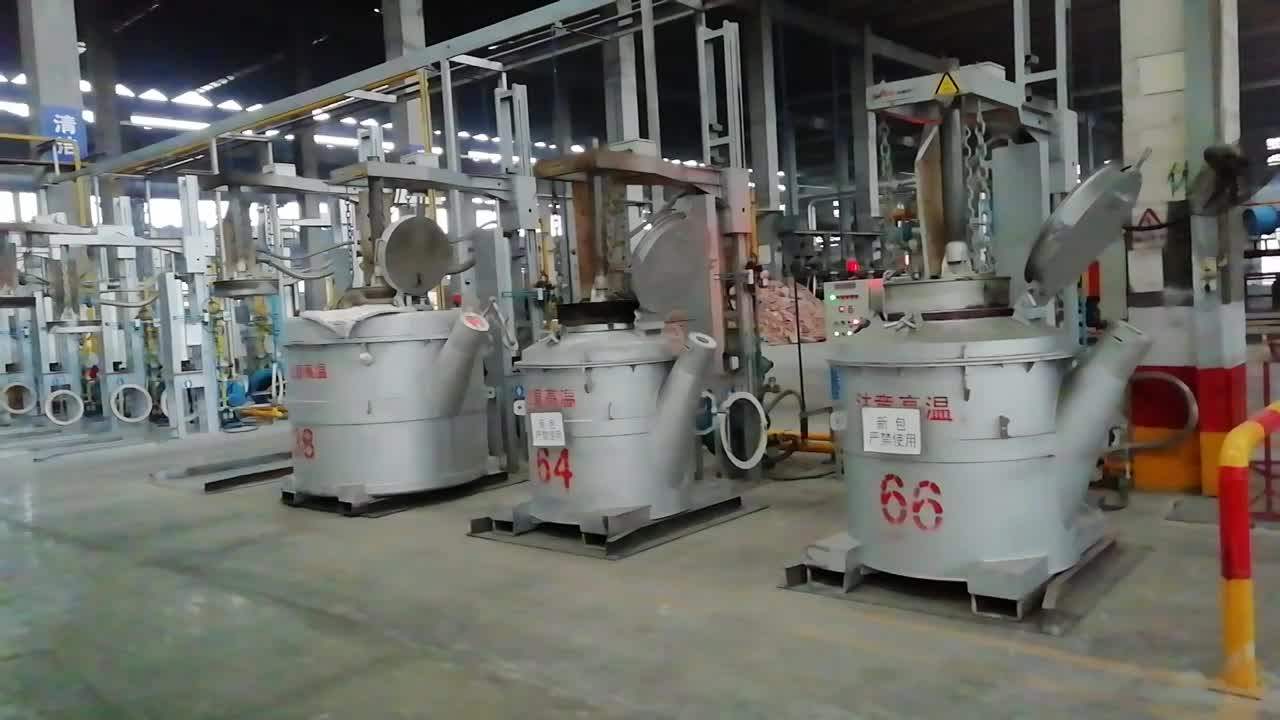 Forklift Transfer Melting And Holding Crucible Furnace For Aluminum Die ...