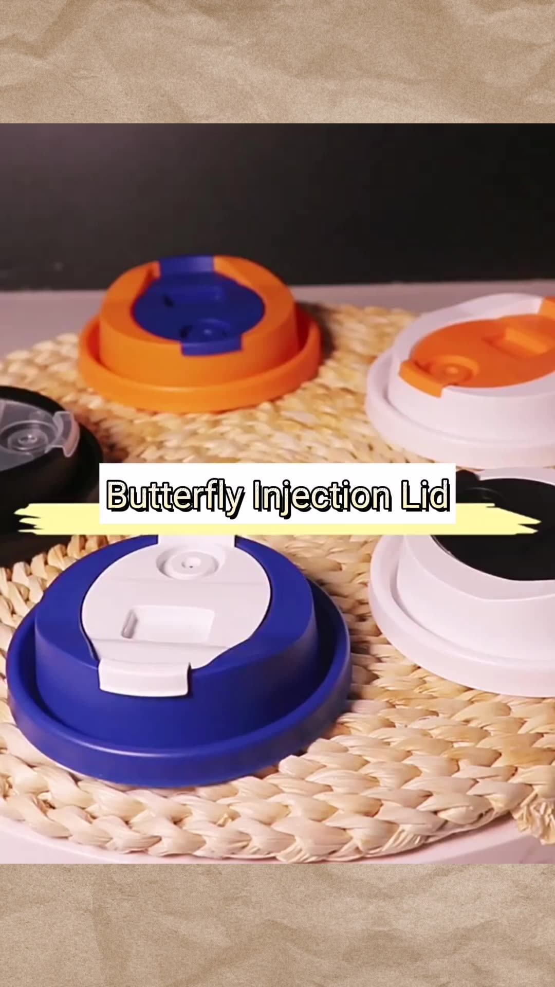 90 Caliber Disposable Multifunctional Butterfly Lid Milk Tea Coffee ...