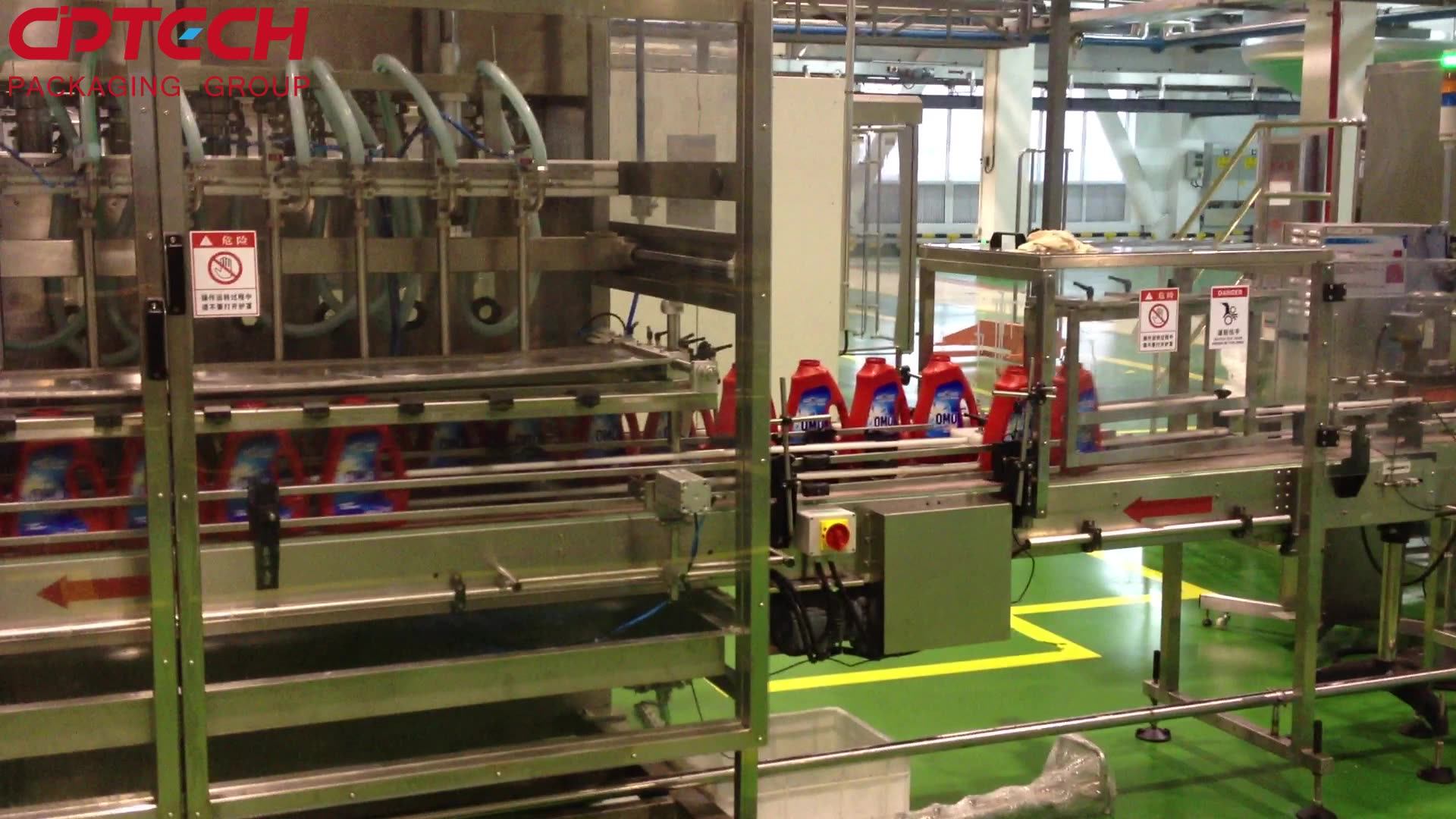 Automatic Liquid Detergent Liquid Soap Production Line Double Head High ...