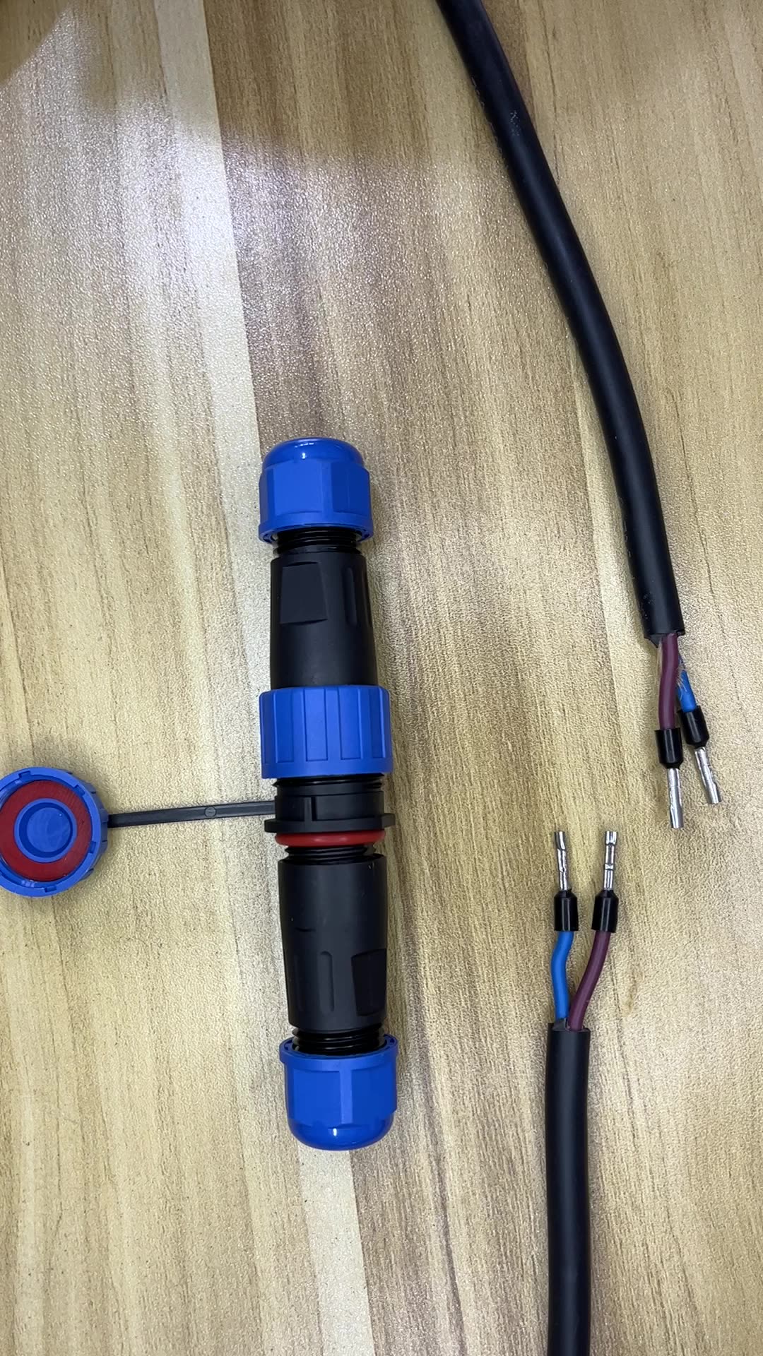 LD16/20/28免焊接防水航空插头公母对接工业连接器2 3 4芯IP68-阿里巴巴