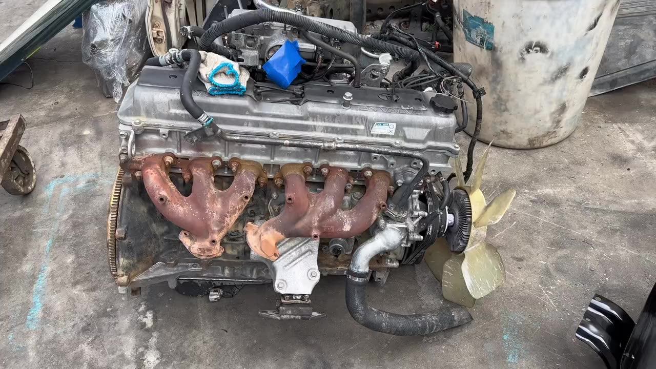 Toyota Land Cruiser Engine 1fz-fe Motor Landcruiser 4.5 Ltr - Buy 1fz ...