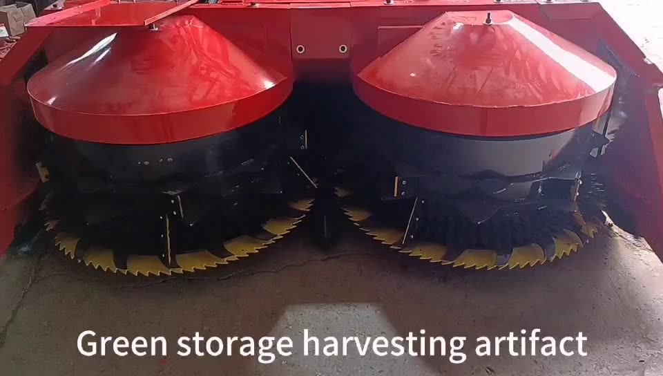 Self-propelled Disc Green Storage Machine Corn Straw Harvester Crawler ...