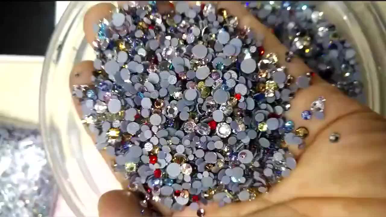 Custom Own Rhinestone Design Hot Fix Heat Press Iron Pattern Custom ...