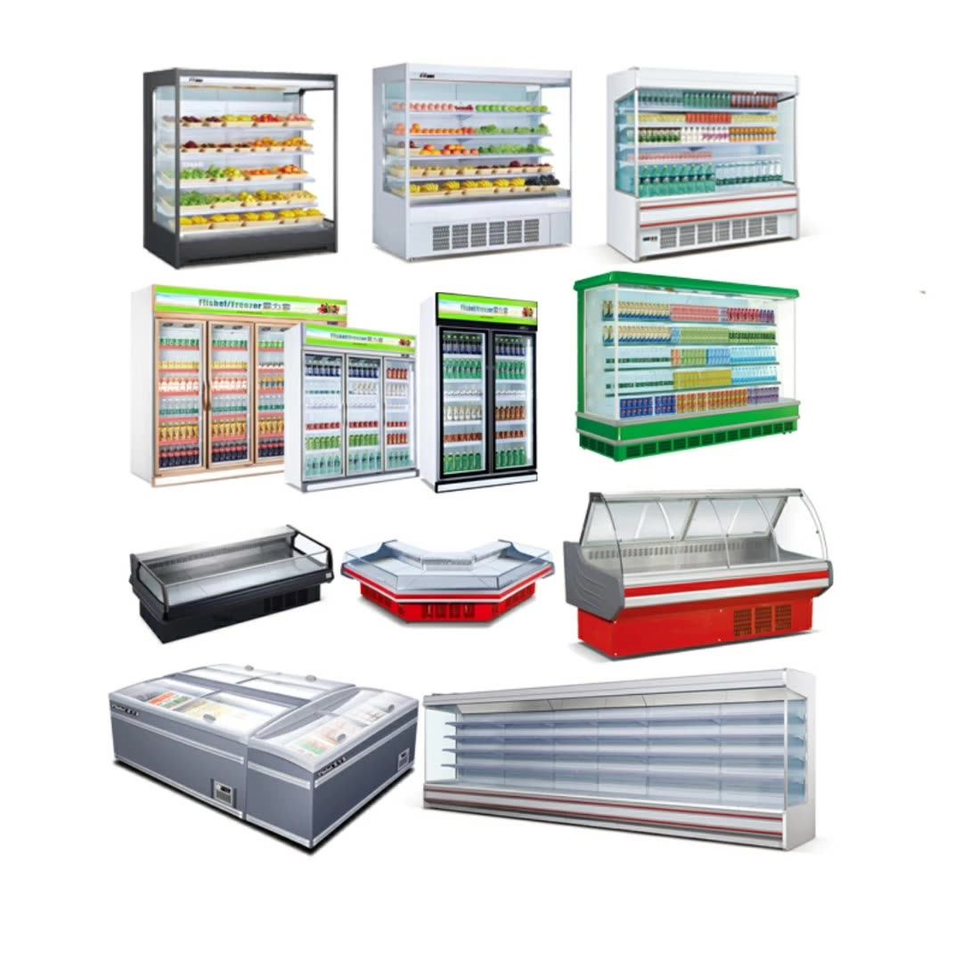 Penyimpanan Makanan Komersial Berjalan Di Freezer Daging Kulkas Ledakan ...