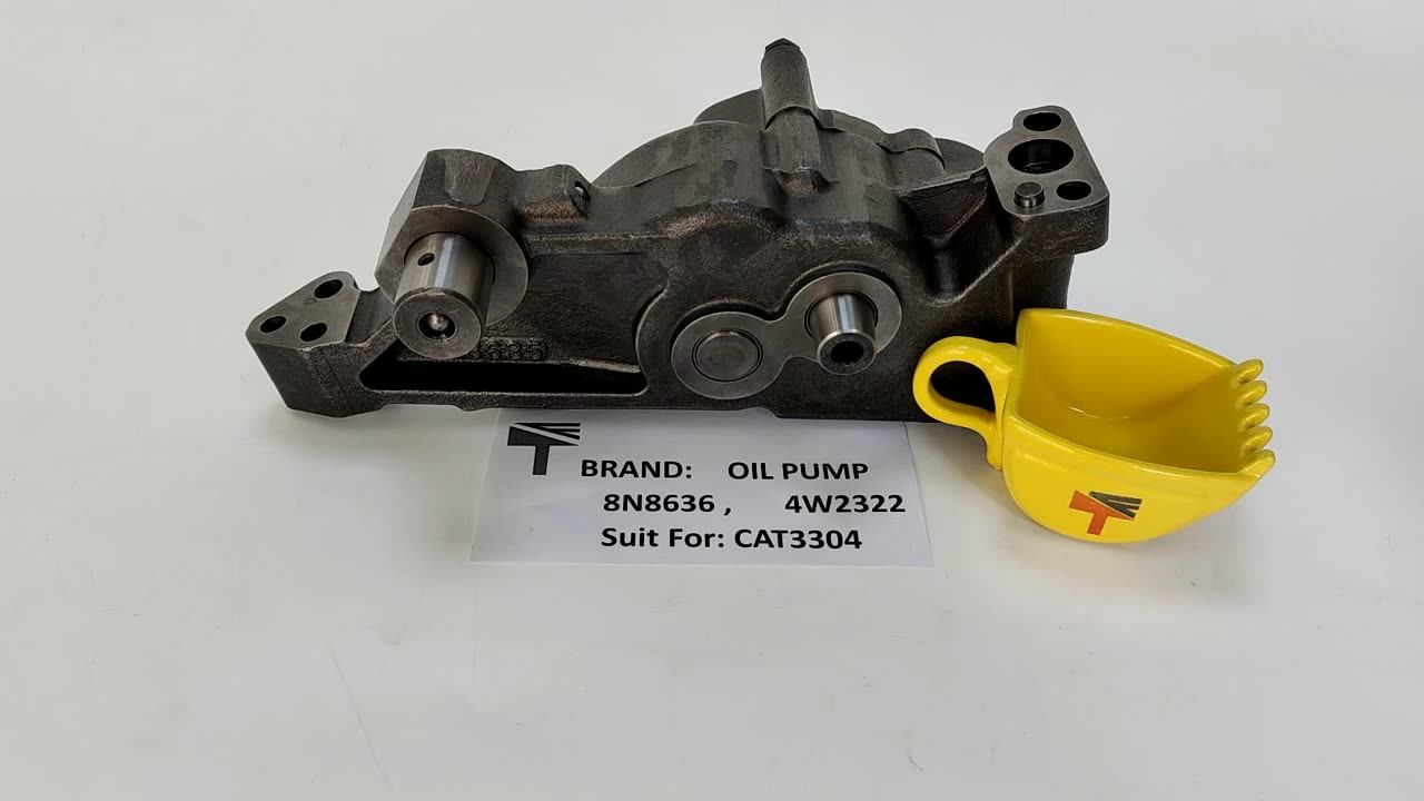 Machinery Engine Oil Pump 8n8636 8n8635 For Engine 3304 Wheel Loader ...