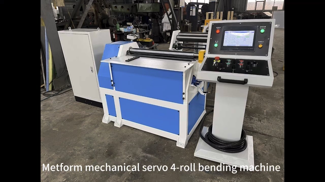 3.5mm Cnc Rolling Machine 4 Roller Plate Bending Machinefor Light Gauge ...