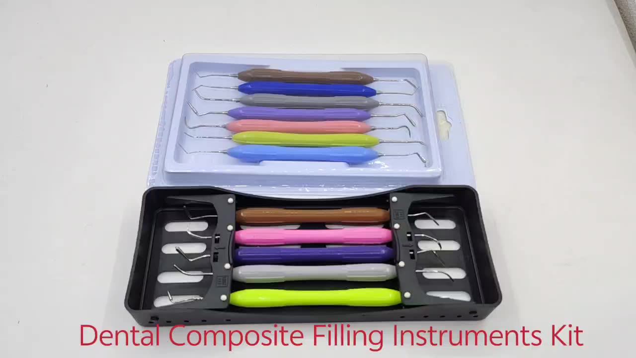 A Pack Dental Composite Resin Filling Spatulas Aesthetic Repair Tool ...
