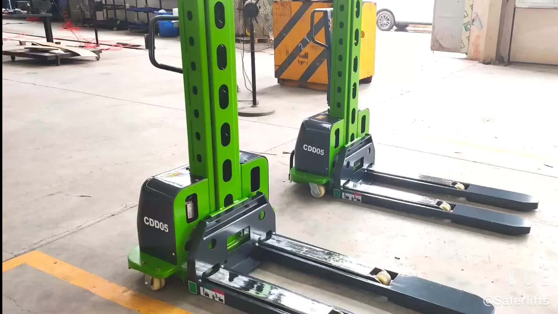 Hot Sale Small Semi Electric Portable Self Loading Pallet Lifter ...