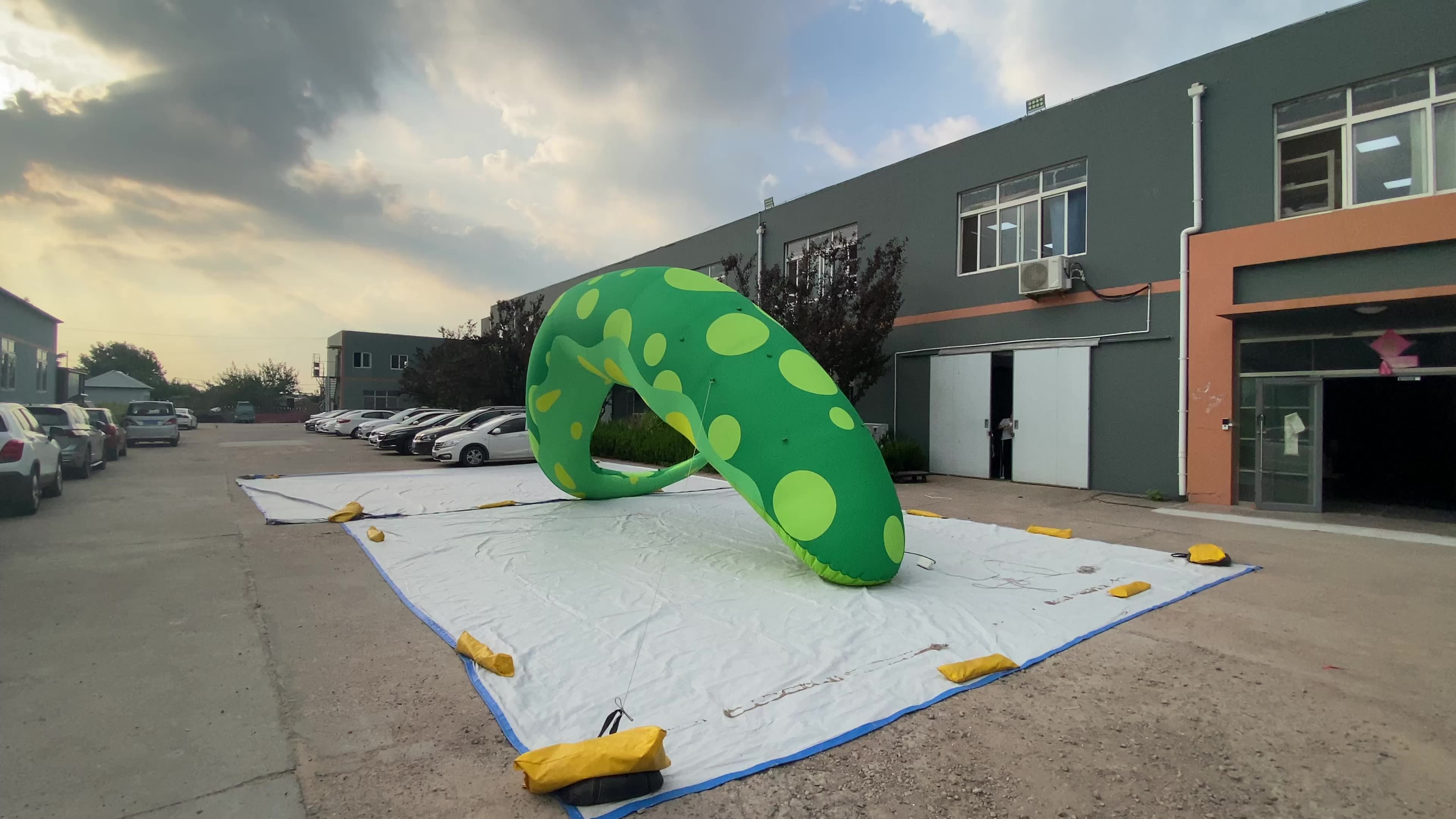 Aero 2024 New Design Inflatable Big Mouth Flower Monster Customized ...