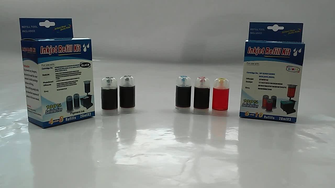 Ink Refill Kit For Hp61 Hp62 Hp 63 Hp 65 Color Cartridge Refill Kits ...