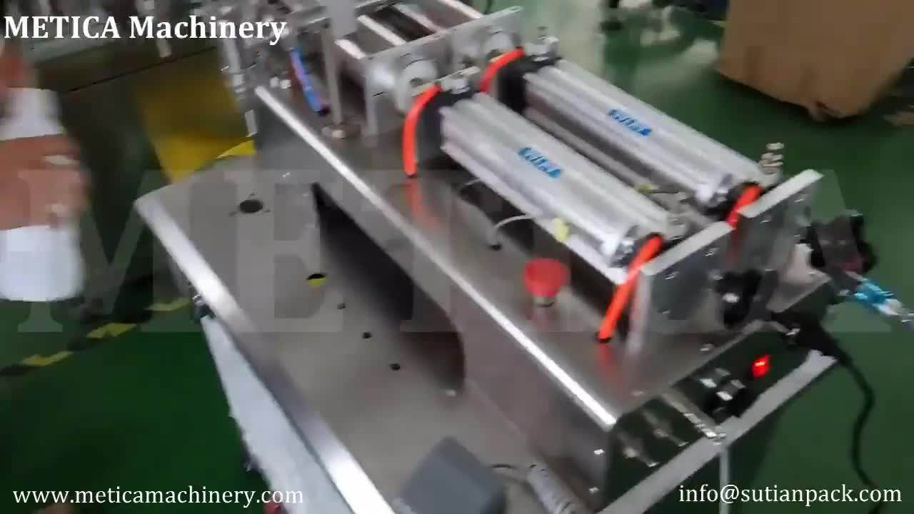 Semi-automatic Bench Top Pneumatic Filling Machine For Liquid - Buy ...