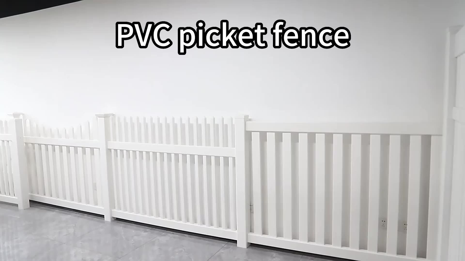 4ft High X 8ft Wide Pvc 3" 7/8" Straight Picket Pool Vinyl Fencing ...