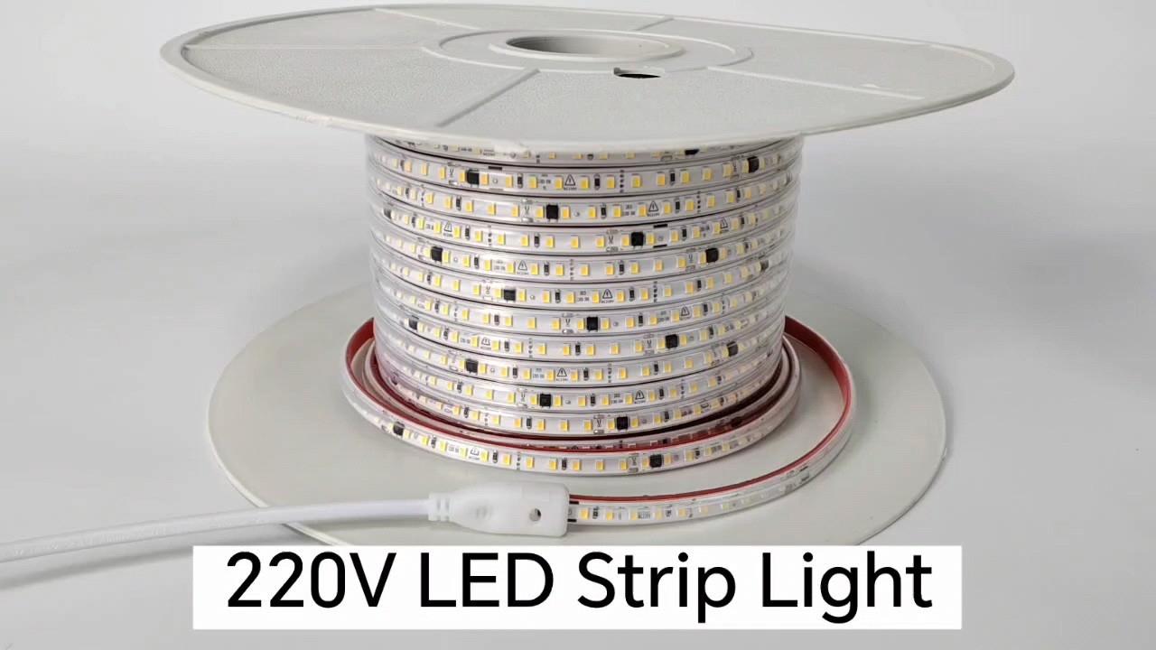 High Voltage Led Strip Ac220v-240v 100m/roll Led Strip Light 2835 8mm ...