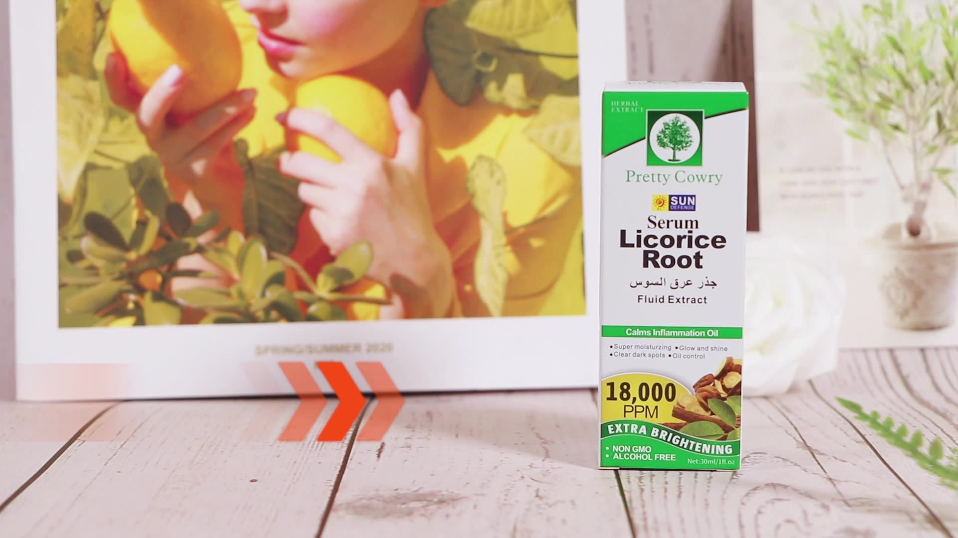 Pore Shrinking Facial Serum Licorice Root Extract Essential Oil Anti ...