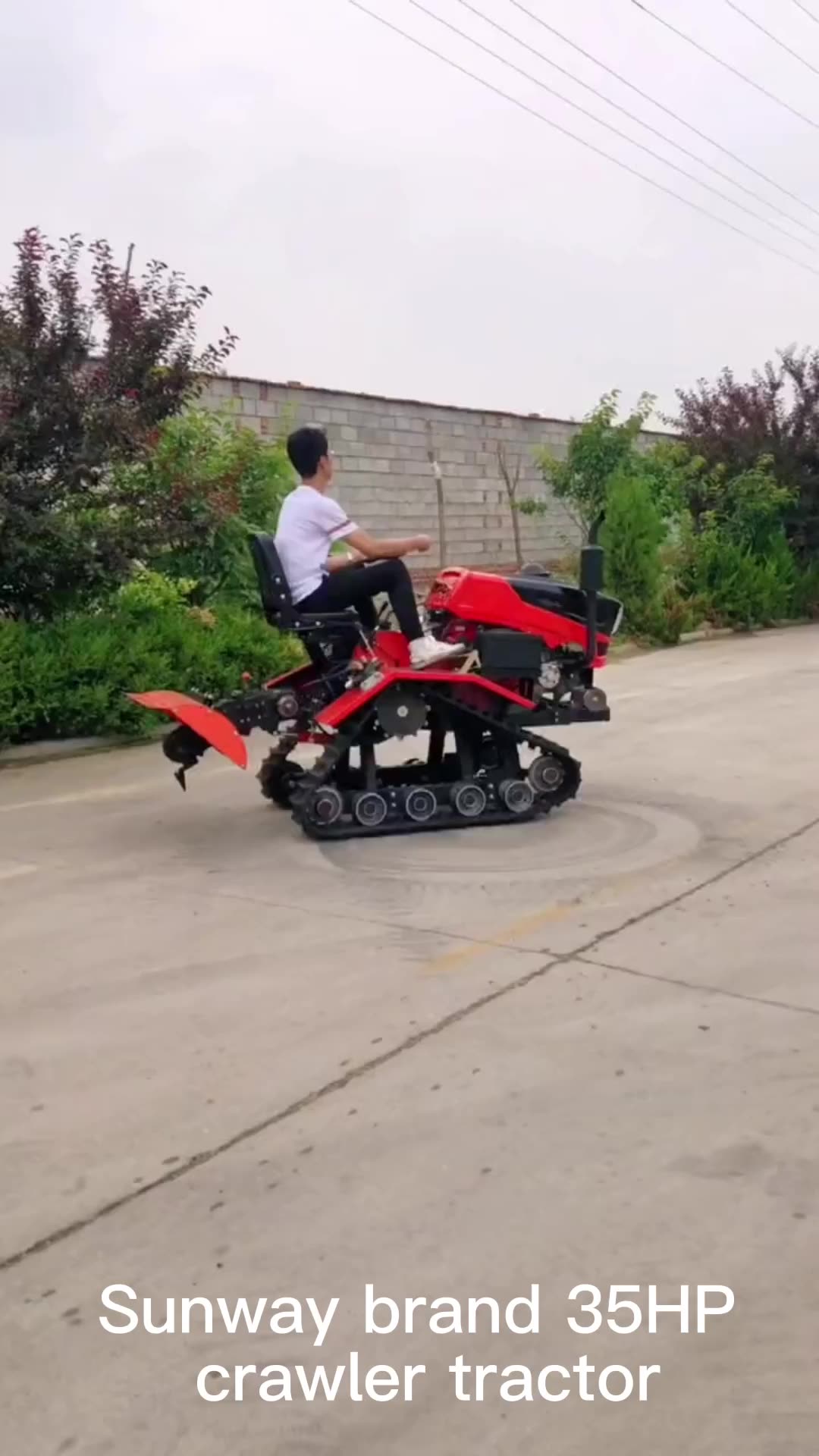 Wholesale Small Rice Farm Tractor Mini Rice Paddy Field 35hp Mini Crawler Tractor Price Trade ...