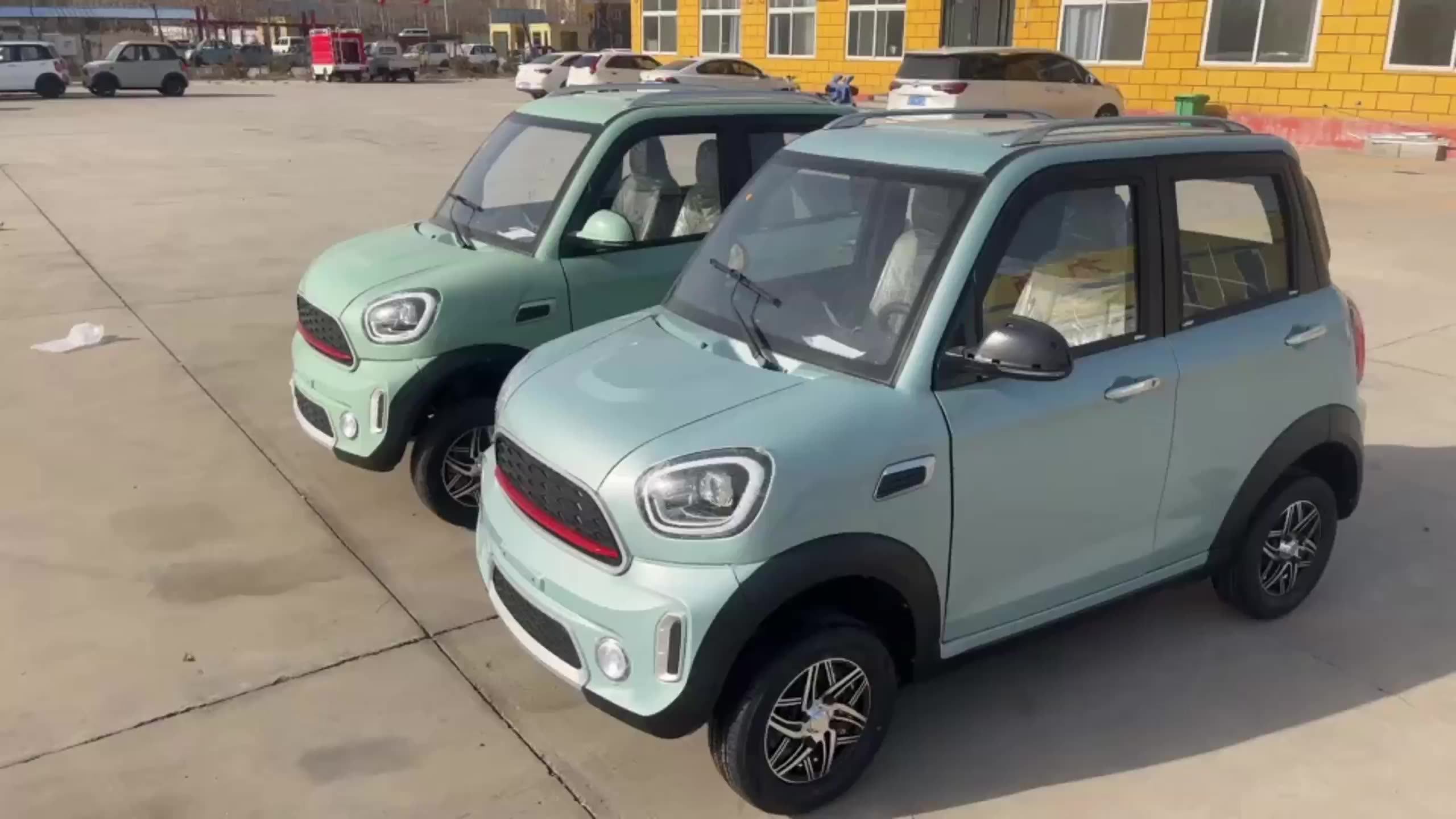 Keyu Hot Sale 4 Seater Small New Energy Vehicles Mini 4 Wheel Electric ...