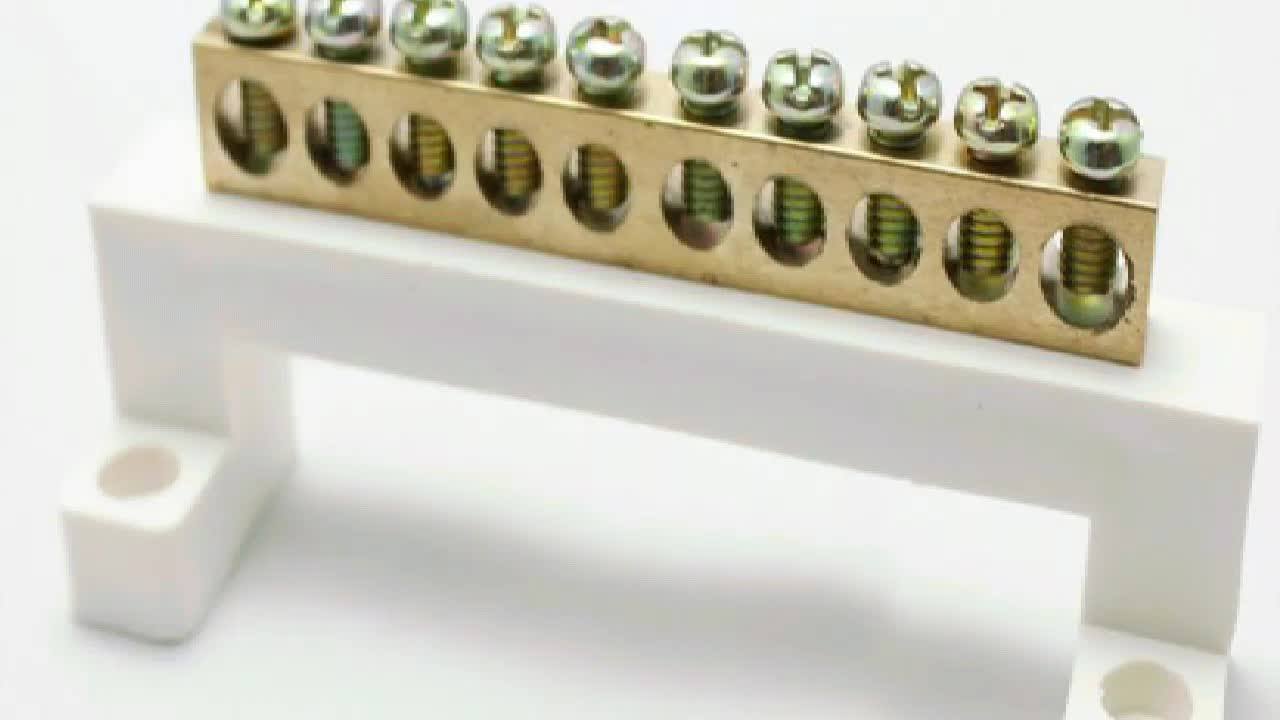 Brass Busbar Terminal - Buy Brass Earth Terminal Block,Brass Wire ...