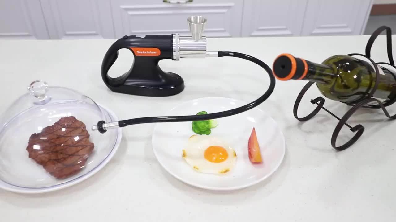 Best Cocktail Smoking Gun Cool Smoker Infuser Gun With Glass Cloche And ...