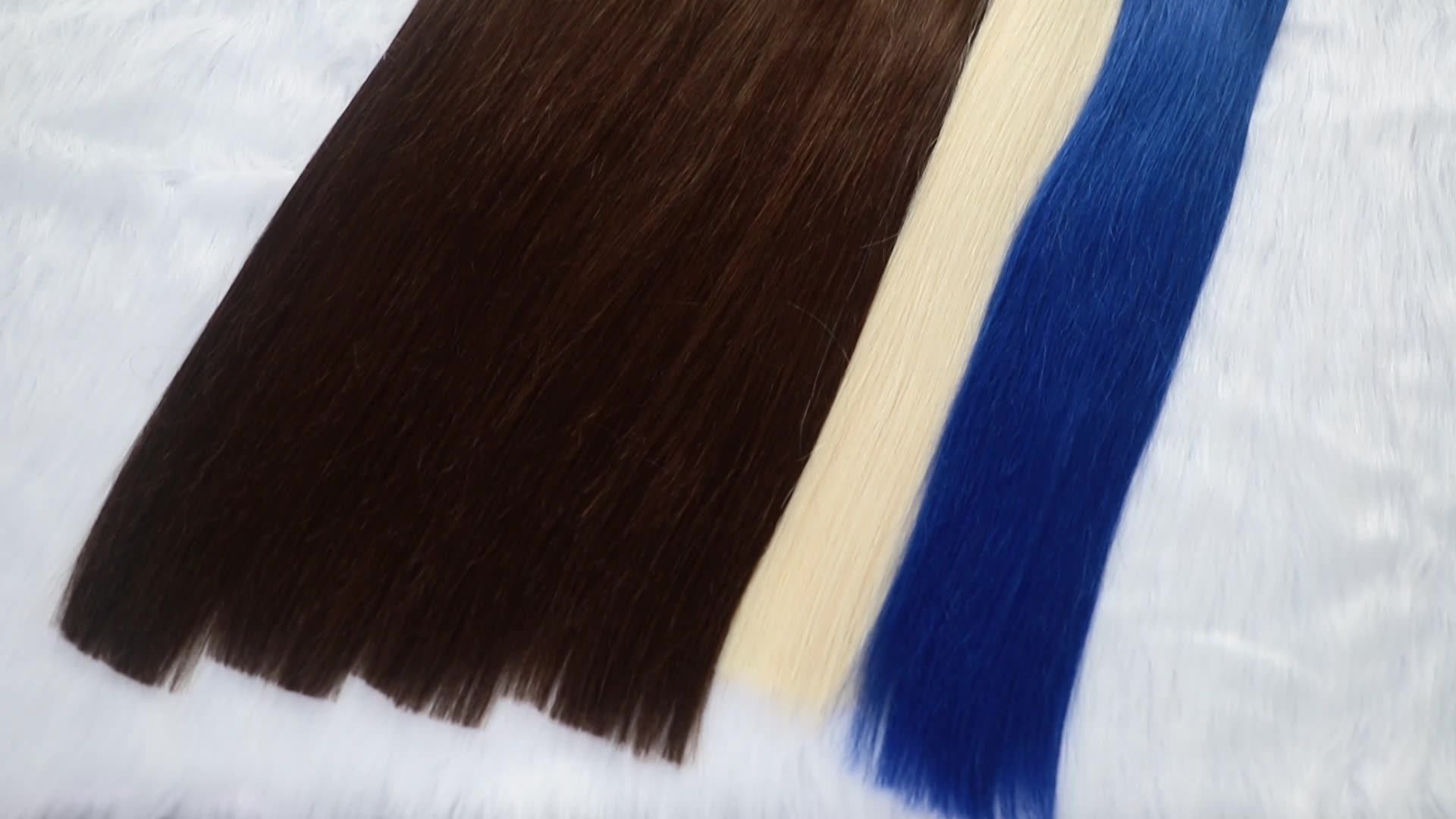 Wholesale F Ktip Hair Extensions Cabello Humano Natural Double Drawn ...