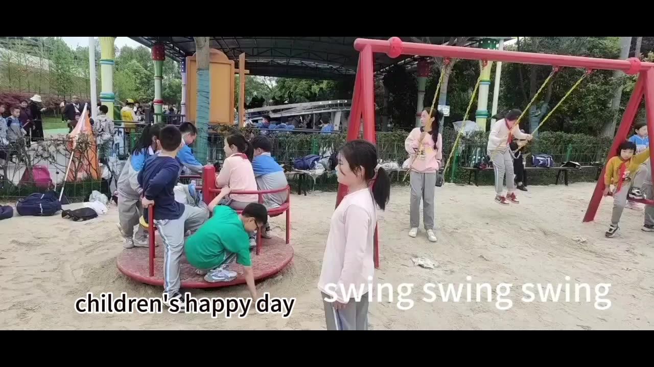 Kids Playground Swing Pirate Ship Boat Children Outdoor Indoor Swings ...