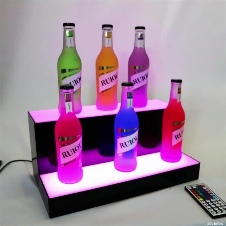 Creative Bar Led Lighting Acrylic Rack Champagne Whisky Promotion ...