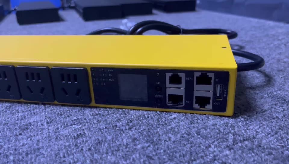 42u Network Server 42u Cabinet Rack Clever Pdu 32a 230v 7kw 8 Slot ...