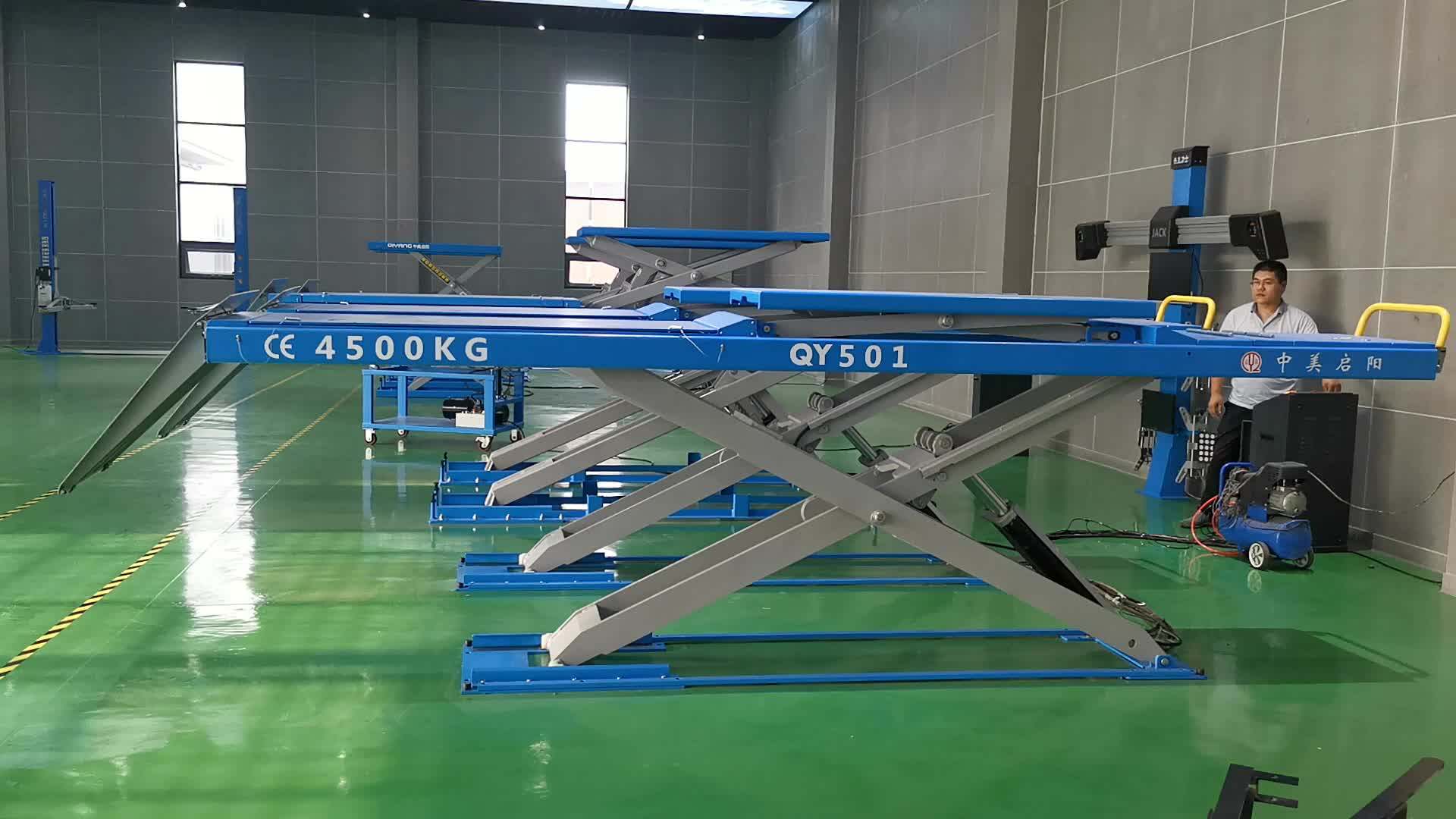 3.5t Hydraulic Car Lift Manual Two Side Release Ce Certificate ...