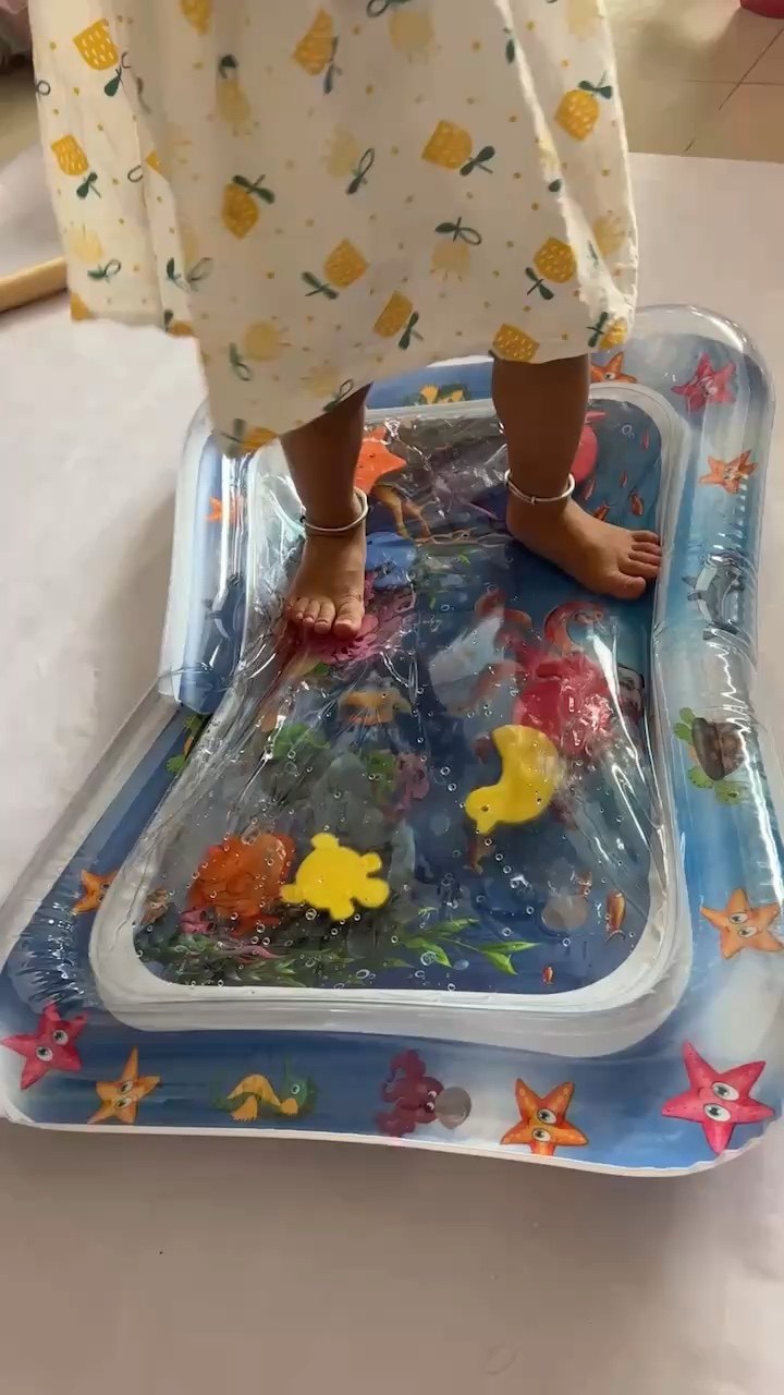 Hot Sale Baby Sensory Water Mat Toys 66x50cm Pvc Inflatable Baby Tummy ...