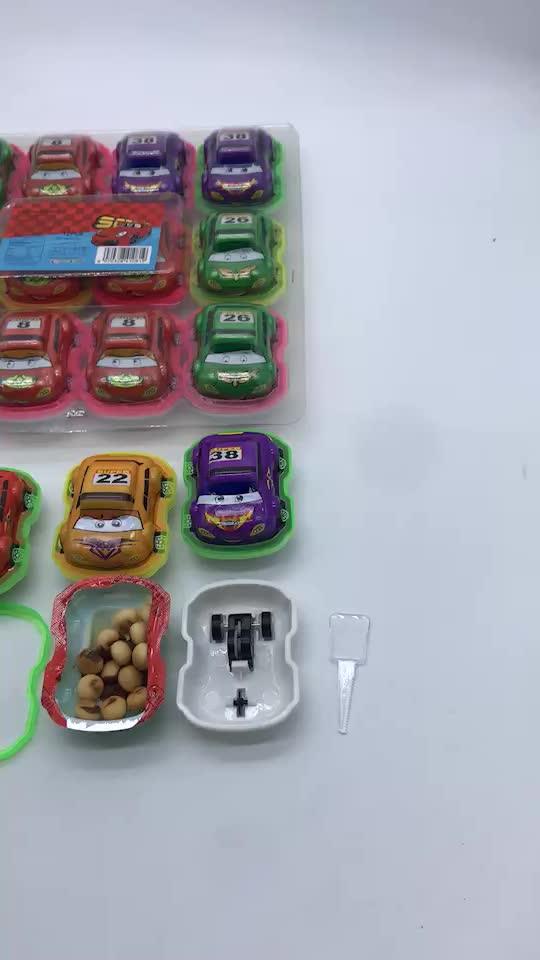 Racing Toy Car Shaped Surprise Chocolate With Biscuit Candy - Buy ...