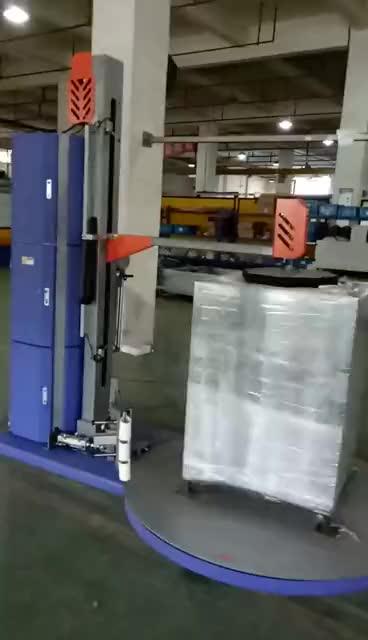 Remote Control Fully Automatic Pallet Stretch Wrapping Machine ...