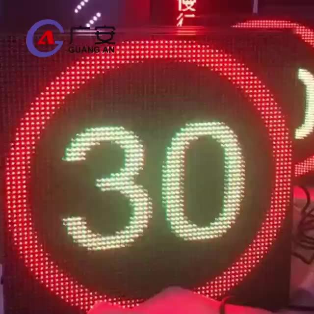 Its Road Safety Traffic Control Vehicle Mounting Led Sign Board Dynamic ...