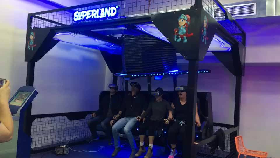 2018 New Amusement Ride 6dof Dynamic Motion Virtual Reality Flight ...