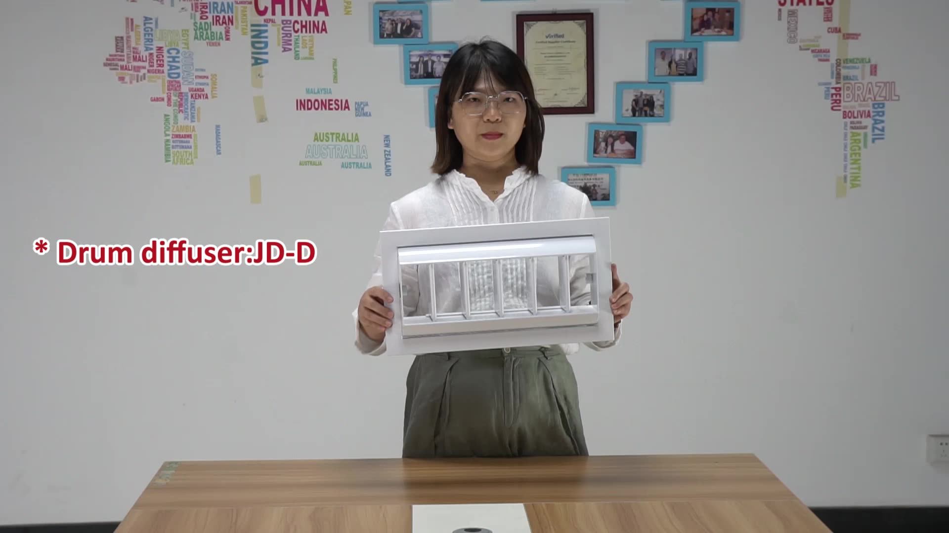 Air Conditioning Aluminum Drum Jet Nozzle Diffuser Ceiling Air ...