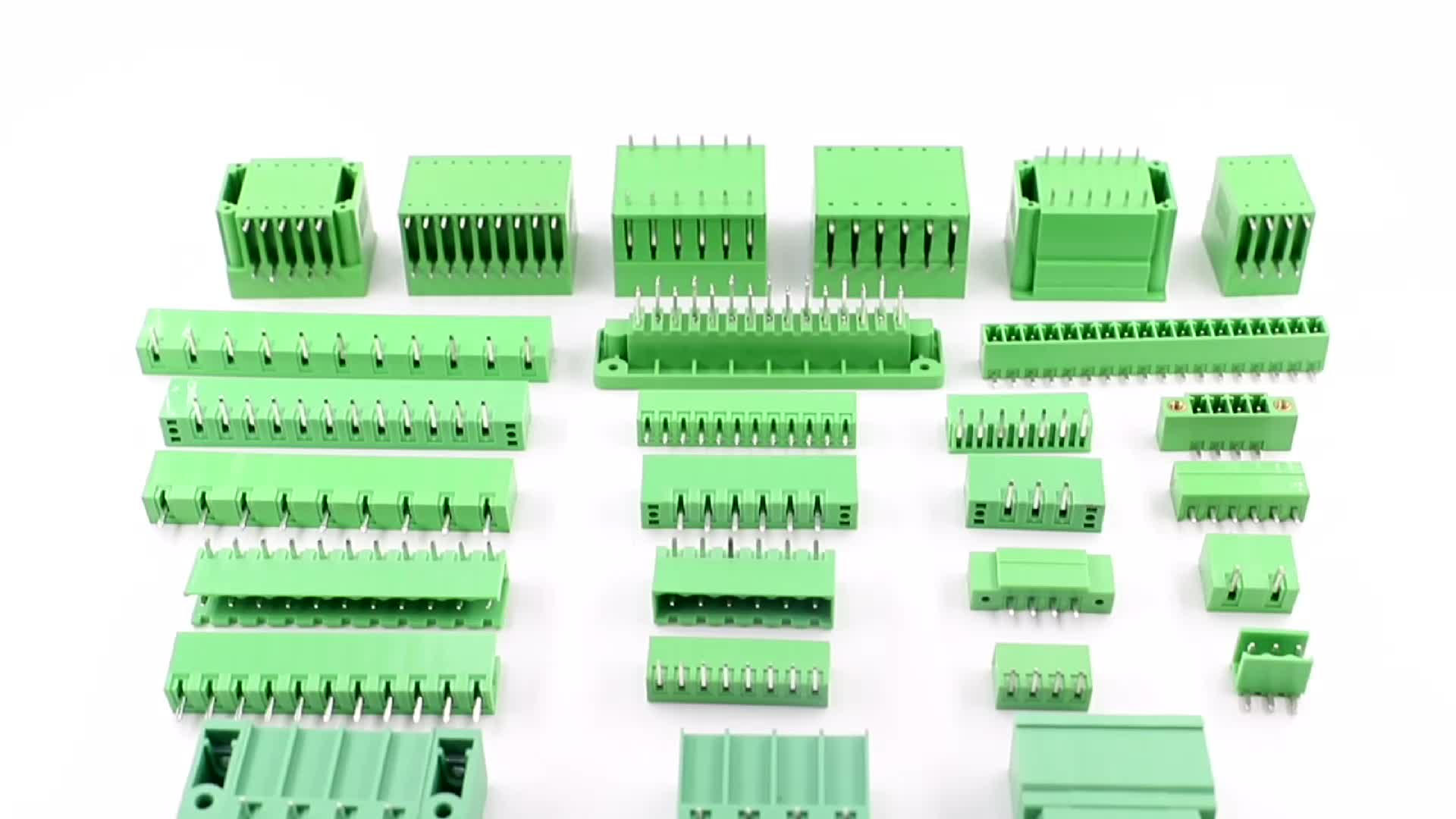 5.08mm Pitch Through Wall Terminal Block Panel Mount Heat Shrink Wire ...