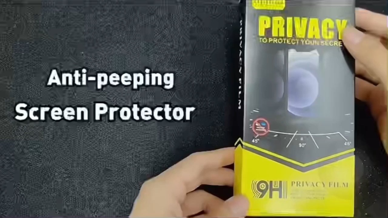 New Product Mirrored Privacy Screen Glass Protector Colorful Tempered ...