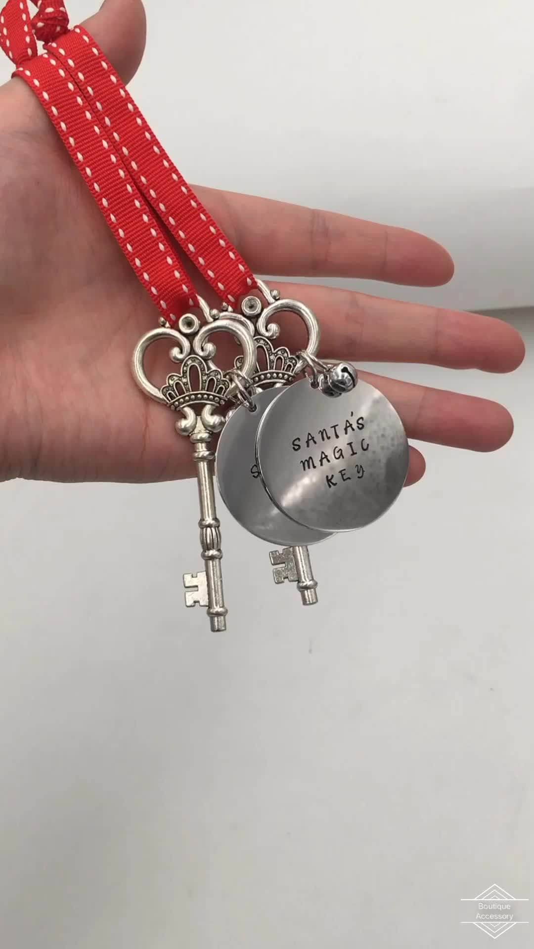 Trendy Personalised Stainless Steel Blank Disc Bling Bell Magic Santa ...