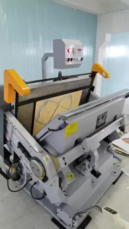 Clamshell Die Cutter Creasing Machine / Corrugated Box Die Cut Machine ...