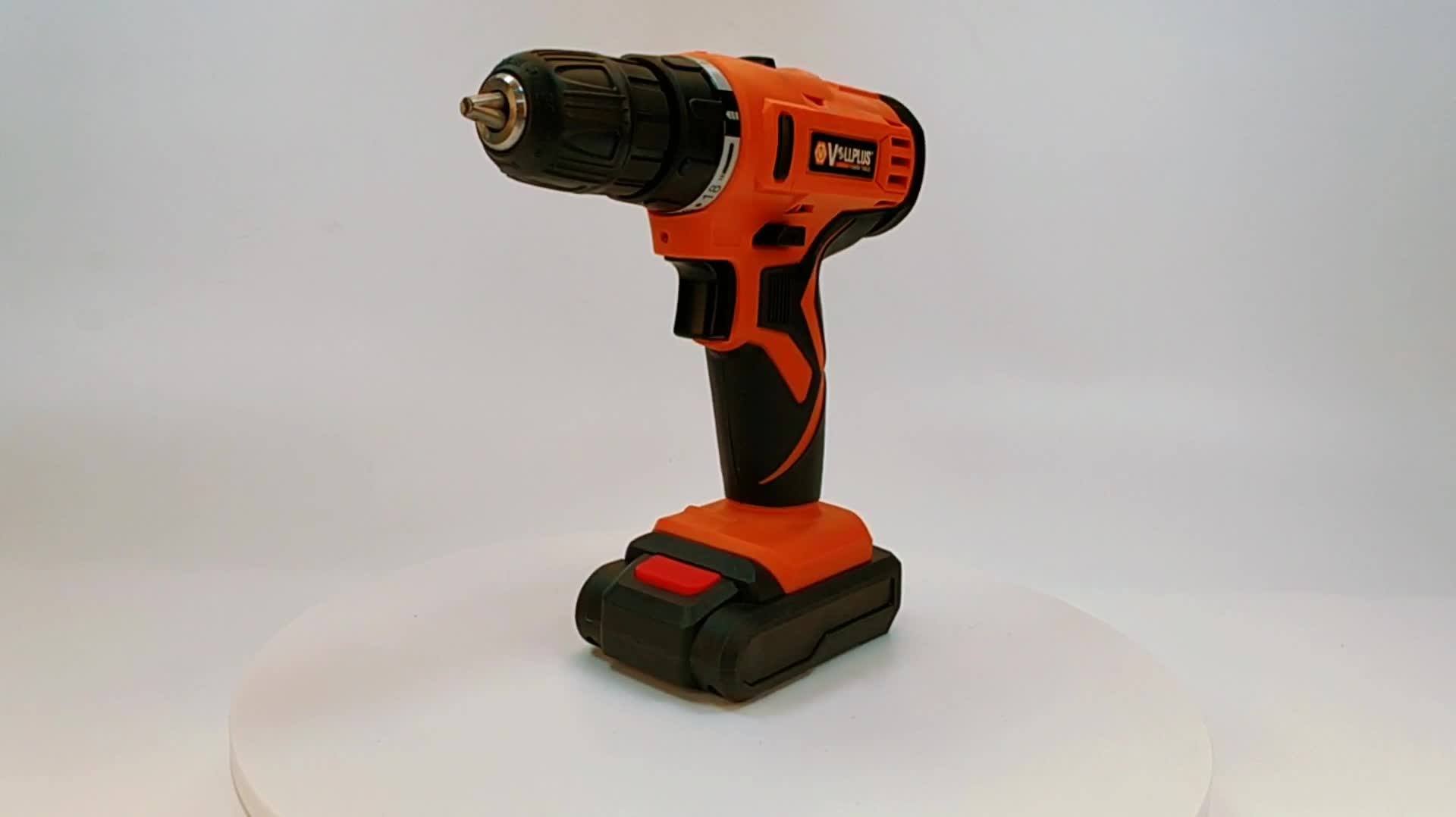 Vollplus High Torque Vpcd2055-3 18v Battery Drill Cordless Impact Drill ...