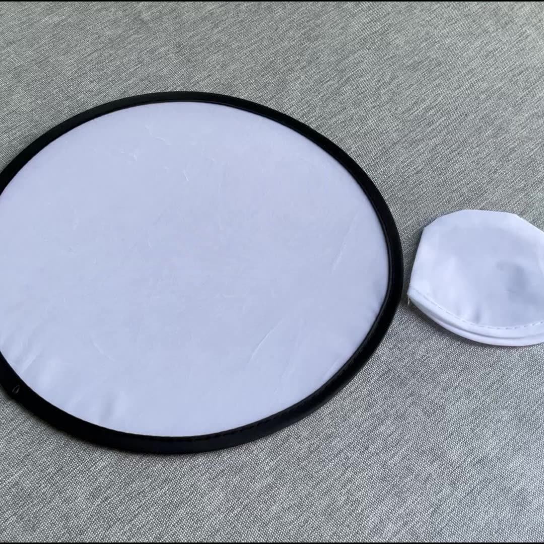 Orisub Polyester Sublimation Blank Folding Fans With Pouch For Printing ...