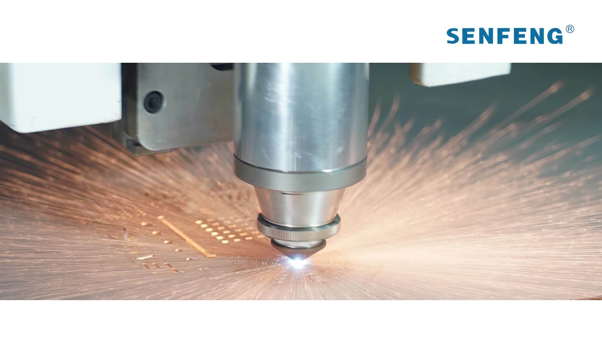 Senfeng 10kw Fiber Laser Metal Cutting Machine For Cutting Cs And Ss Up ...