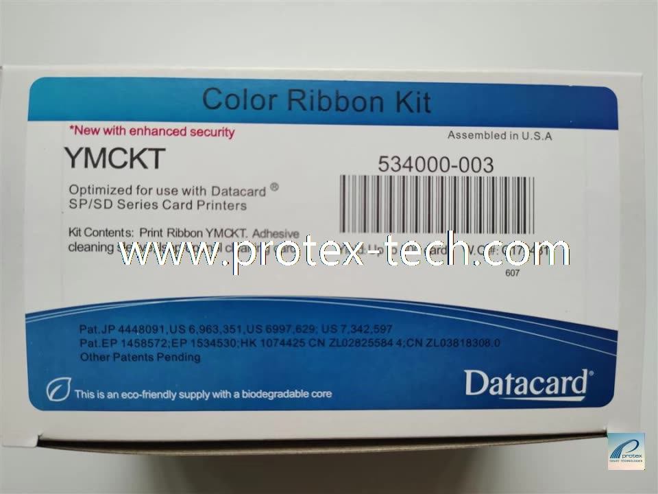 Original Datacard Sp/sd Series Id Card Printer Ymckt Color Ribbon ...