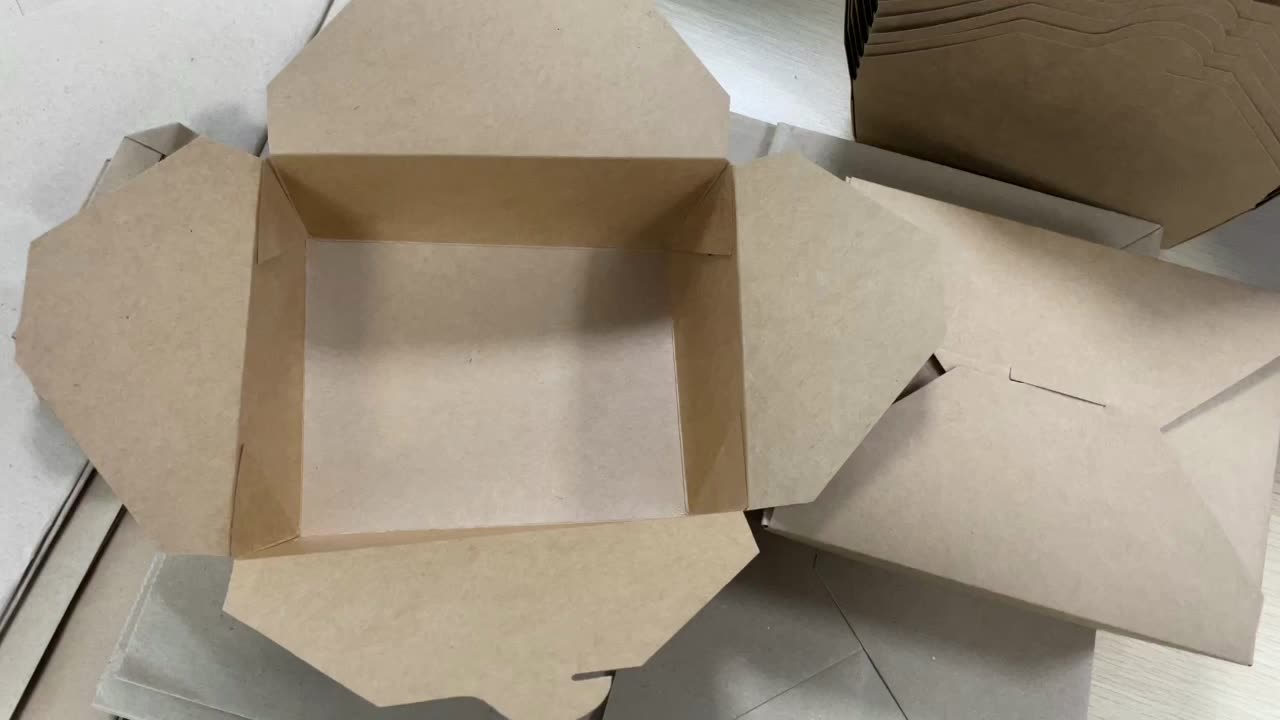 Customized Food Packaging Boxes Restaurant Takeaway Box Food Grade