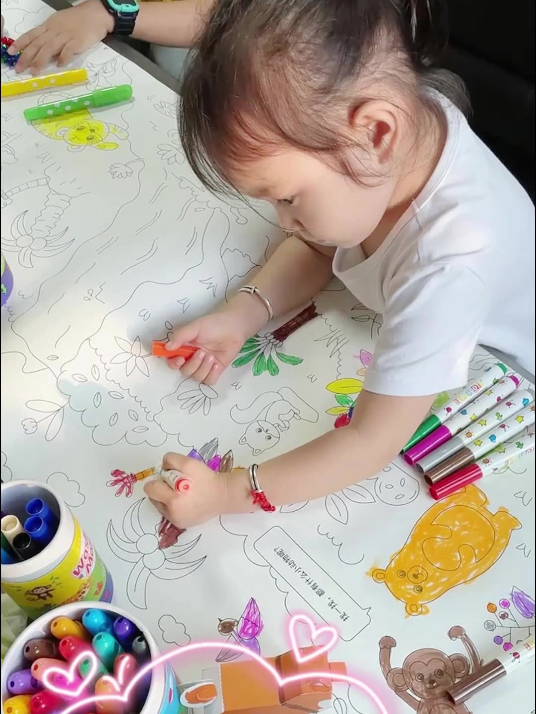 Large Coloring Poster Art Paper Crafts Coloring Tablecloth Ideal Gift ...