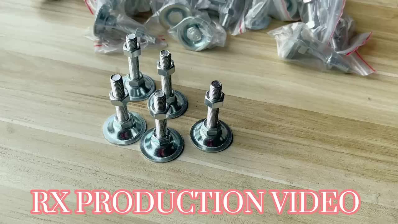 Steel Adjustable Feet Heavy Duty Equipment Legs Adjustable Feet M12 ...