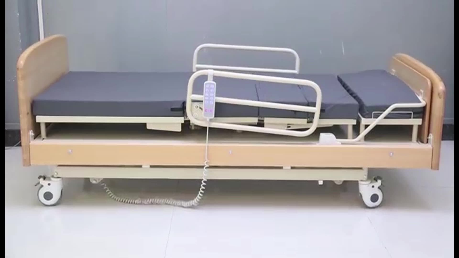 Wooden Electric Medical Elderly Patient Nursing Room Hospital Furniture ...