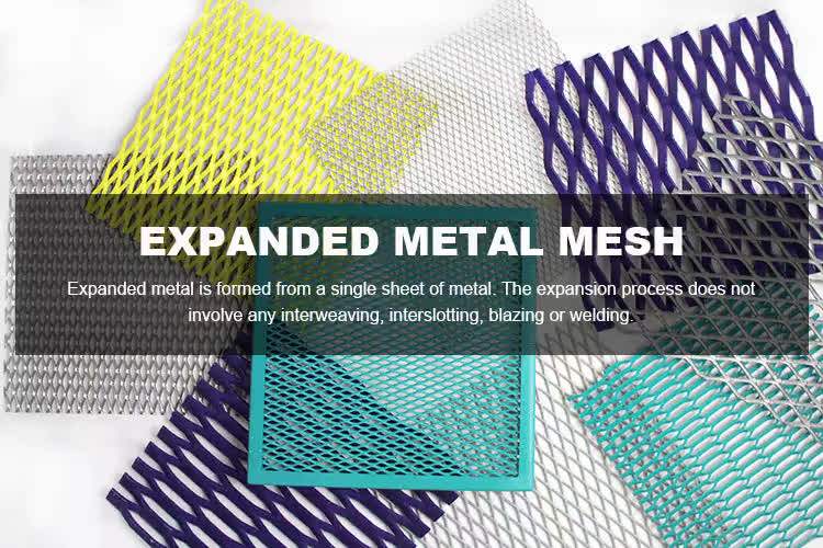 4x8 Ft Colored Decorative Expanded Metal Sheets - Buy Decorative Screen ...