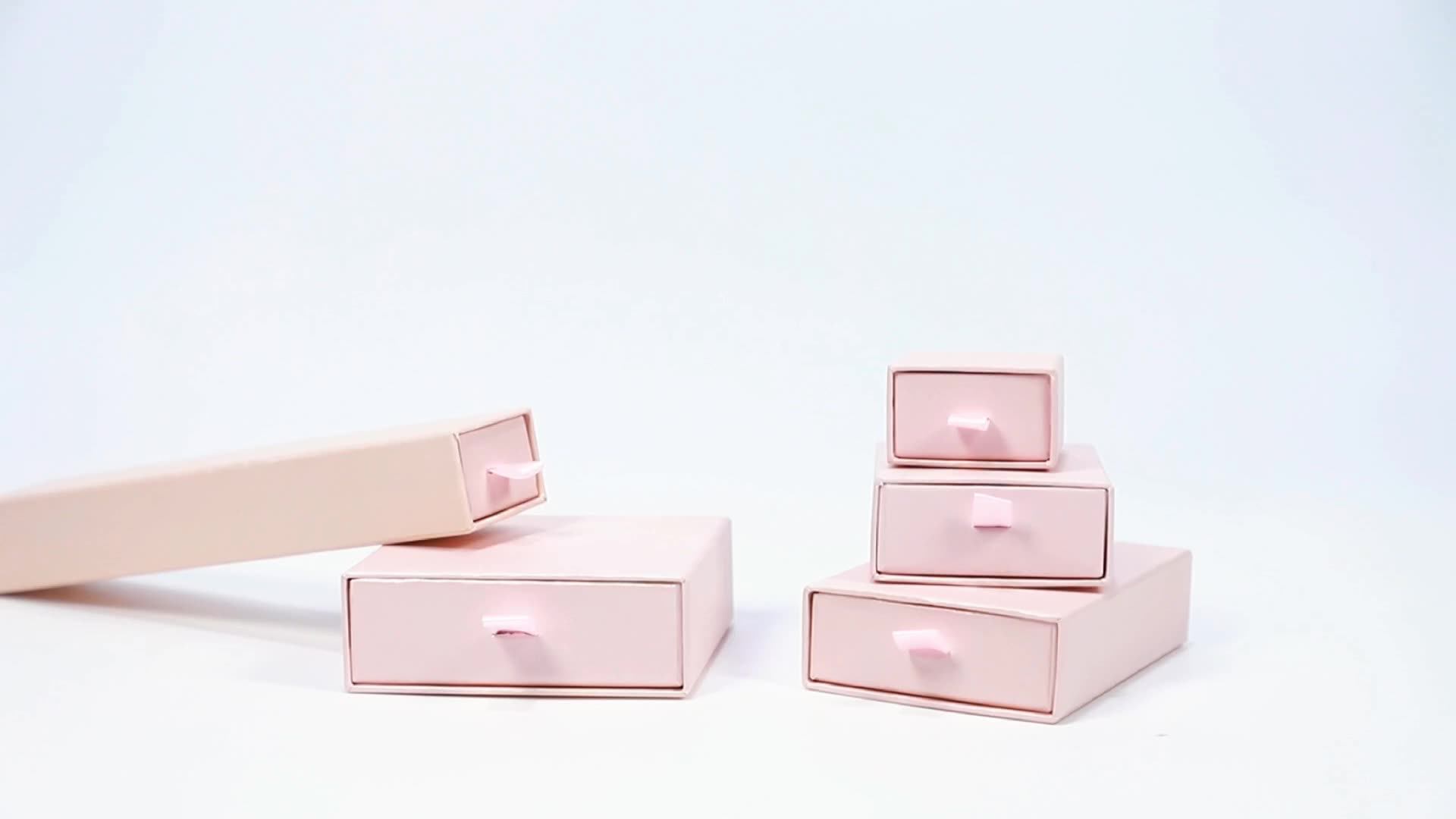 Custom Logo Cardboard Drawer Jewelry Packaging Box Gift Boxes Necklace ...